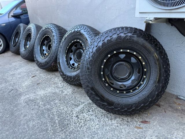 Falken Wildpeak A/T 32 Inch Tyres on Imitation Beadlock Rims *Delivery ...