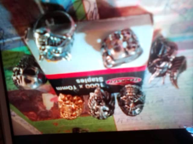 7 various metal rings see photos were around $40 new selling $20 | Men ...