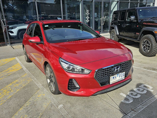 2018 Hyundai i30 PD2 MY18 SR D-CT Red 7 Speed Sports Automatic Dual ...