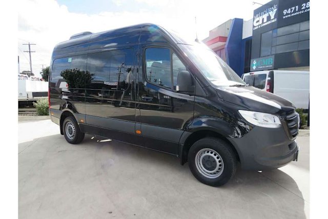 2024 Mercedes-Benz Sprinter VS30 415 Transfer Black Bus | Cars, Vans ...