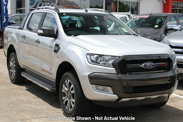 2017 Ford Ranger PX MkII Wildtrak Double Cab Silver 6 Speed Sports ...
