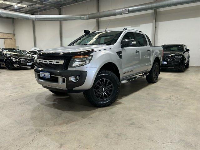 2011 Ford Ranger PX Wildtrak 3.2 (4x4) Silver, Chrome 6 Speed Manual ...