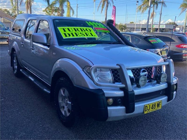 2011 Nissan Navara D40 ST (4x4) Silver, Chrome 5 Speed Automatic Dual ...