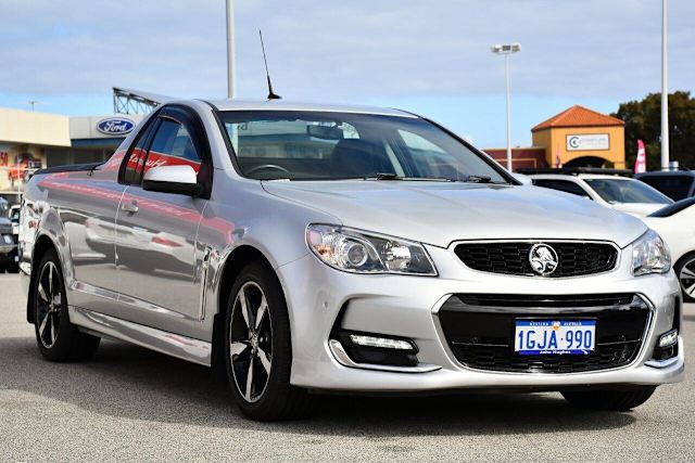 2017 Holden Ute VF II MY17 SV6 Ute Silver 6 Speed Sports Automatic ...