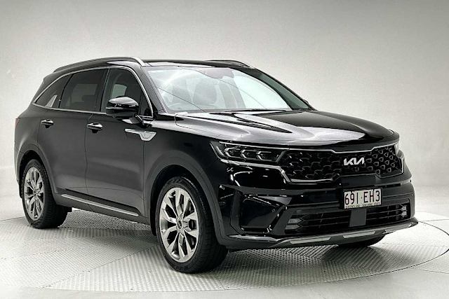 2022 Kia Sorento MQ4 MY22 GT-Line AWD Aurora Black Pearl 8 Speed Sports Automatic Dual Clutch ...