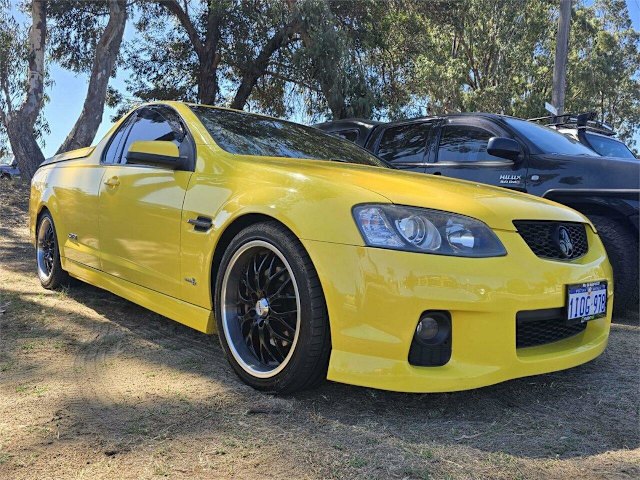 2010 Holden Commodore VE II SS-V Yellow 6 Speed Manual Utility | Cars ...