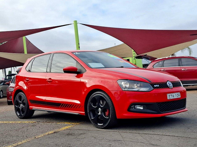2013 Volkswagen Polo 6R MY13.5 GTI DSG Red 7 Speed Sports Automatic ...