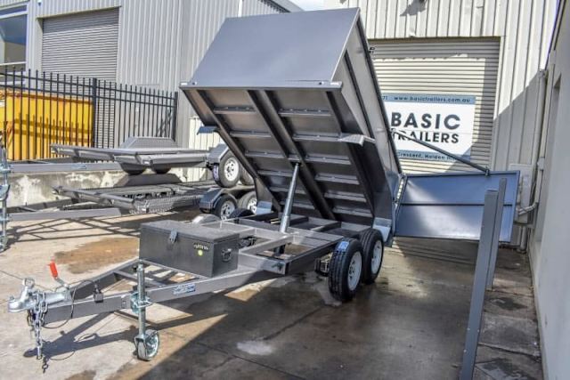 10x5 ft Hydraulic Tipper Box Trailer with 1000mm High Side - Australian ...