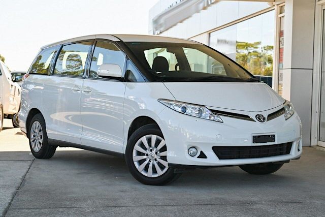 2017 Toyota Tarago ACR50R GLi Glacier White 7 Speed Constant Variable ...