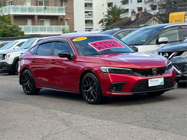 2022 Honda Civic MY23 VTi-LX Red Continuous Variable Hatchback | Cars ...