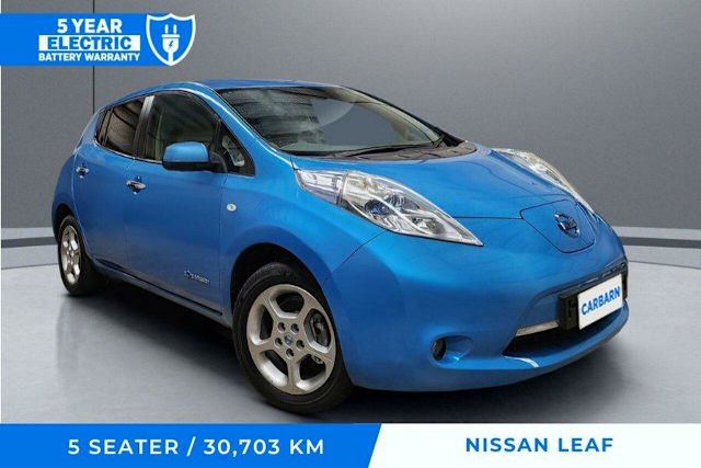 2014 Nissan Leaf AZE0 (No Badge) Blue Reduction Gear Hatchback | Cars ...