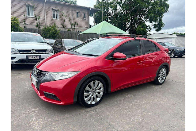 2013 Honda Civic 9th Gen MY13 VTi-L Red 5 Speed Sports Automatic ...