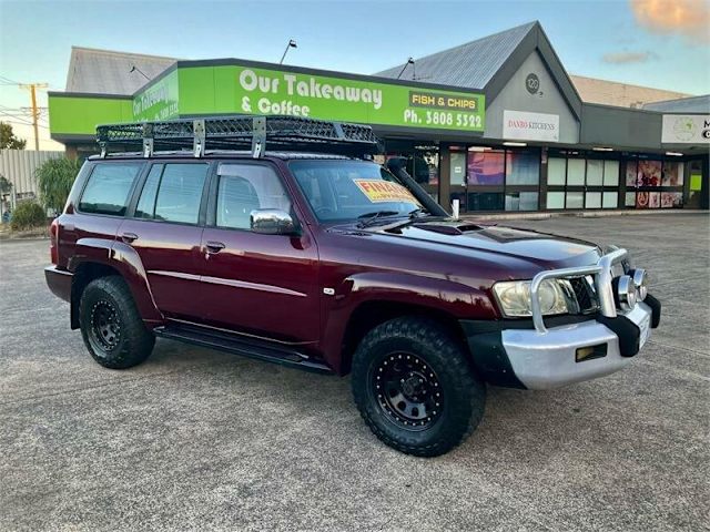 2005 Nissan Patrol GU IV ST (4x4) Red 4 Speed Automatic Wagon | Cars ...