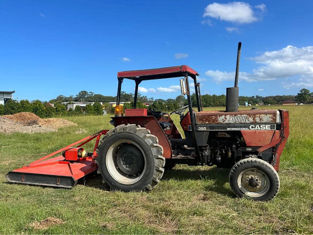 Case 385 tractor with 5ft offset slasher | Farming Equipment | Gumtree ...