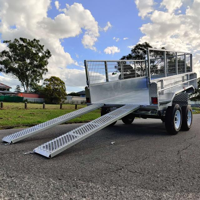 10×6 Dual Axle Hydraulic Tipper Tandem Box Trailer – 3500KG ATM With ...