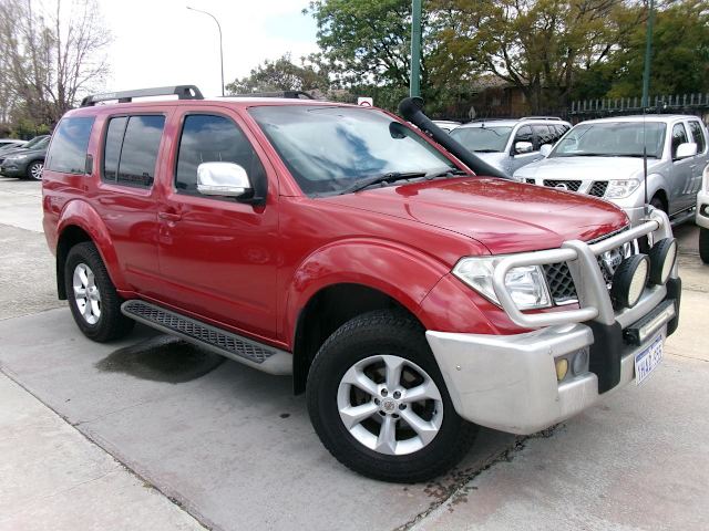 2007 Nissan Pathfinder R51 MY07 ST-L Red 5 Speed Sports Automatic Wagon ...