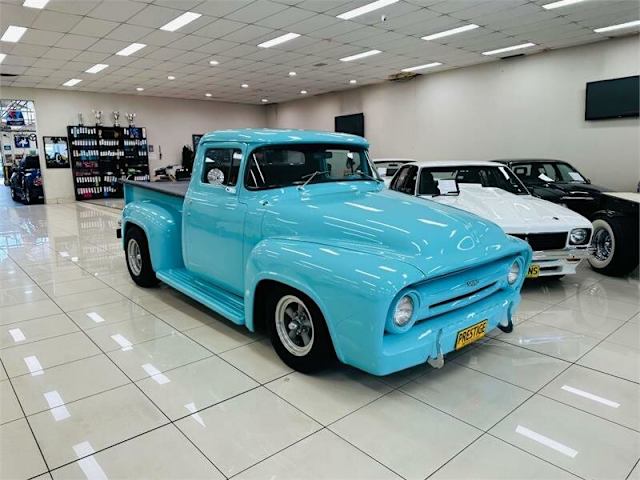 1956 Ford F100 F100 Blue 3 Speed Automatic Utility | Cars, Vans & Utes ...