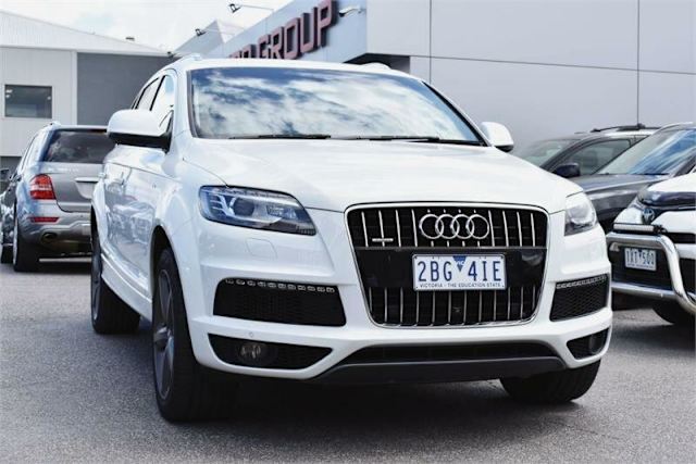 2013 Audi Q7 MY13 TDI Tiptronic Quattro White 8 Speed Sports Automatic ...
