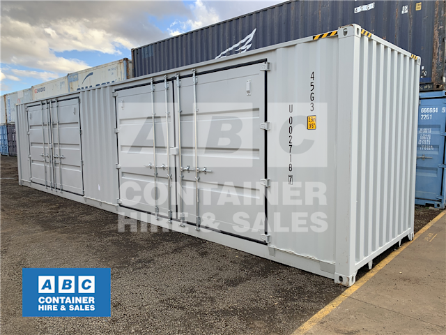 40 Foot SIDE OPENING High Cube New Build / Single Use Shipping ...