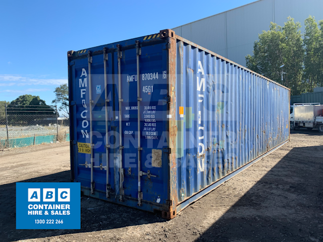 40 Foot High Cube Cargoworthy Shipping container - Grafton | Other ...