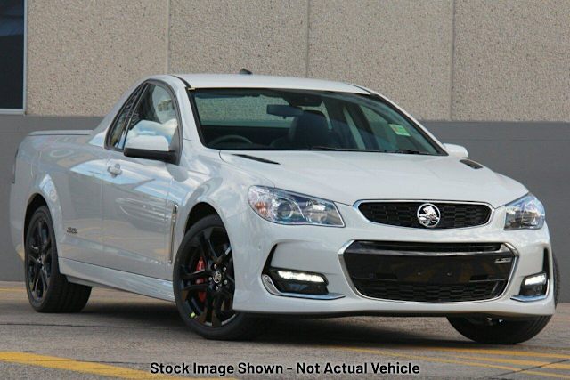 2016 Holden Ute VF II MY16 SS V Ute Redline White 6 Speed Manual ...