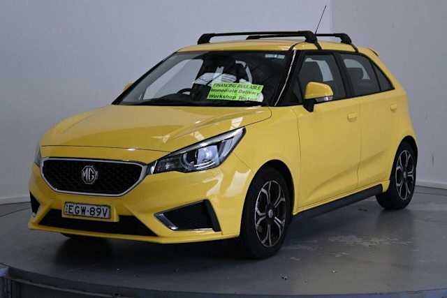 2020 MG MG3 SZP1 MY20 Core (Nav) Yellow 4 Speed Automatic Hatchback ...