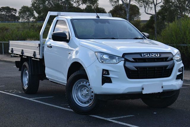 2021 Isuzu D-MAX RG MY21 SX White 6 Speed Sports Automatic Cab Chassis ...
