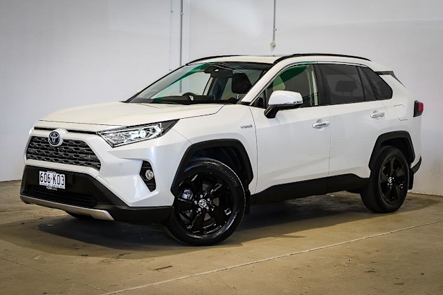 2019 Toyota RAV4 Axah54R Cruiser eFour White 6 Speed Constant Variable ...