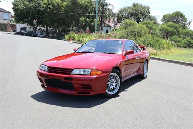 1994 Nissan Skyline HR33 GTR V-Spec Burgundy 5 Speed Manual Coupe ...