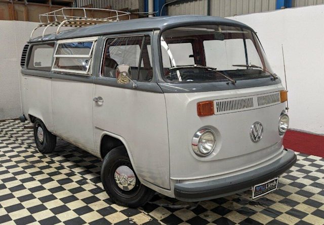 1973 Volkswagen Kombi Transporter IN AUCTION AT LLOYDS Grey 4 Speed ...