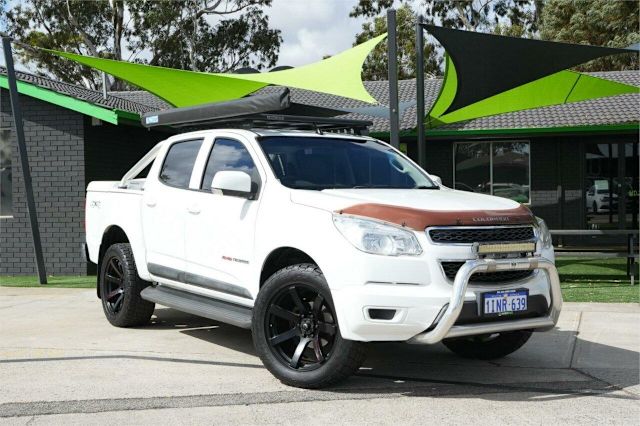 2012 Holden Colorado RG LT (4x4) White 5 Speed Manual Crew Cab Pickup ...