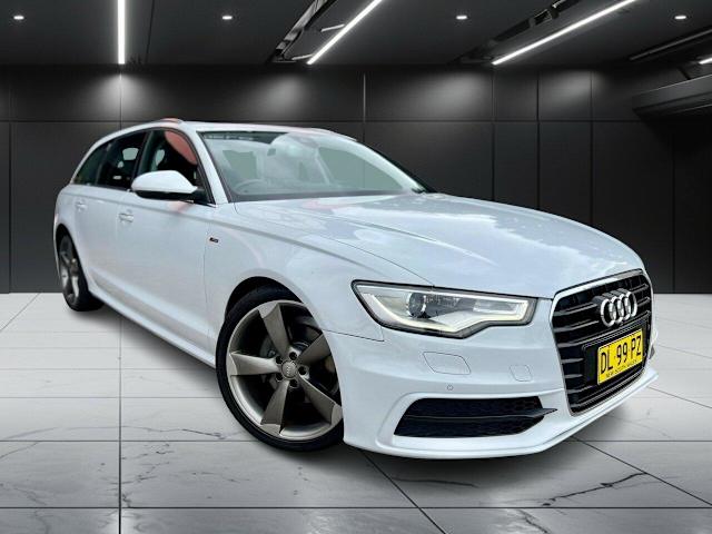 2014 Audi A6 4G MY14 Avant Multitronic White 1 Speed Constant Variable ...