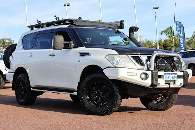 2013 Nissan Patrol Y62 ST-L White 7 Speed Sports Automatic Wagon | Cars ...