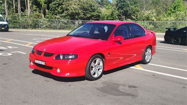 2001 Holden Commodore VX II SS Red 4 Speed Automatic Sedan | Cars, Vans ...