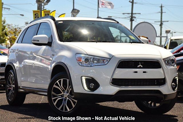 2016 Mitsubishi ASX XB MY15.5 LS (2WD) White Continuous Variable Wagon ...