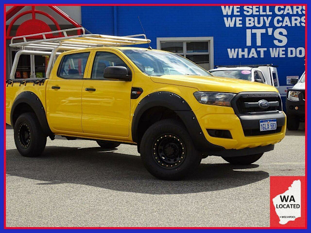 2017 Ford Ranger PX MkII 2018.00MY XL Hi-Rider Yellow 6 Speed Sports ...