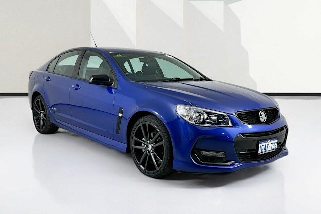 2016 Holden Commodore Vfii MY16 SV6 Black Edition Blue 6 Speed Manual ...