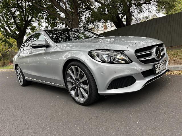 2018 Mercedes-Benz C-Class W205 808MY C300 9G-Tronic Silver 9 Speed ...