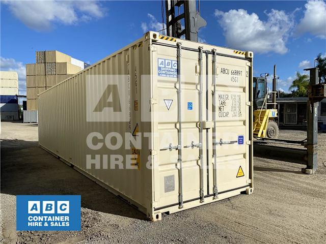 40 Foot HIGH CUBE New Build / Single Use Shipping container - in ...