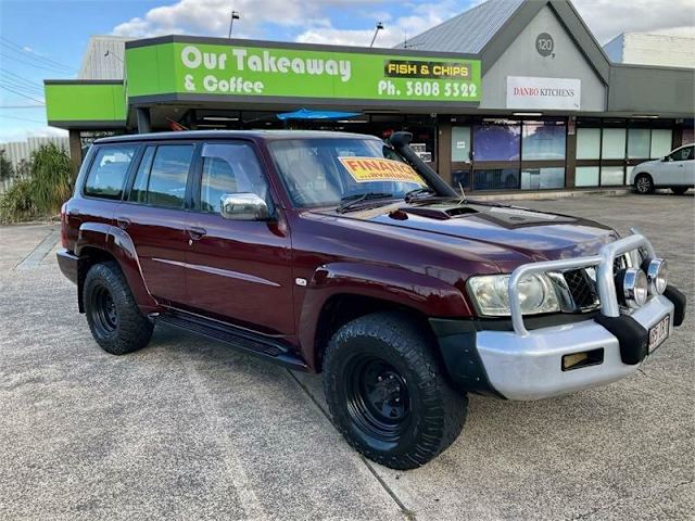 2005 Nissan Patrol GU IV ST (4x4) Red 4 Speed Automatic Wagon | Cars ...