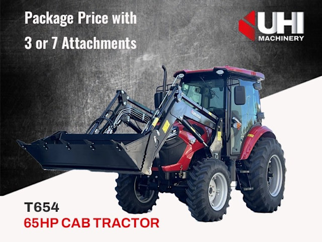 UHI 65HP T654 Tractor with 7 Attachments | Farming Vehicles | Gumtree ...
