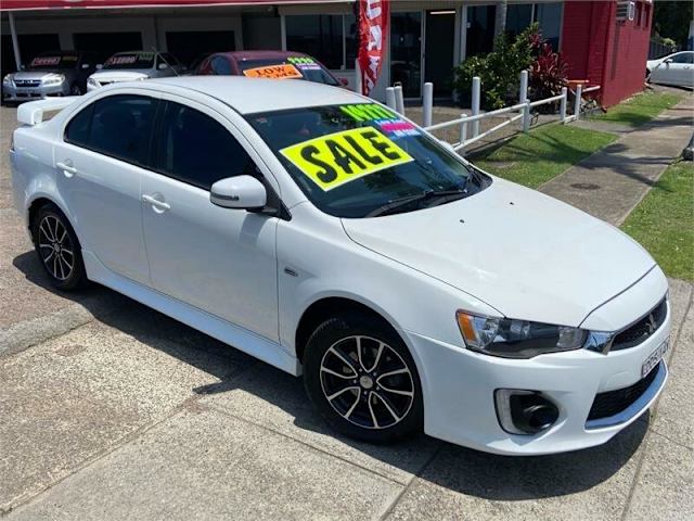2015 Mitsubishi Lancer CF ES Sport White 6 Speed CVT Auto Sequential ...
