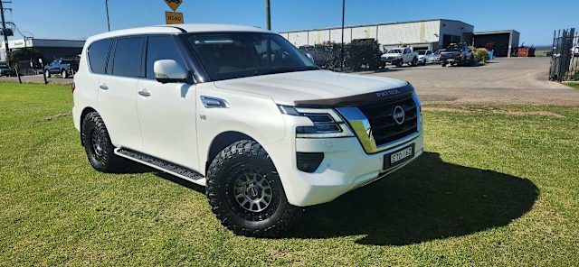 2022 Nissan Patrol Y62 MY22 TI White 7 Speed Sports Automatic Wagon ...