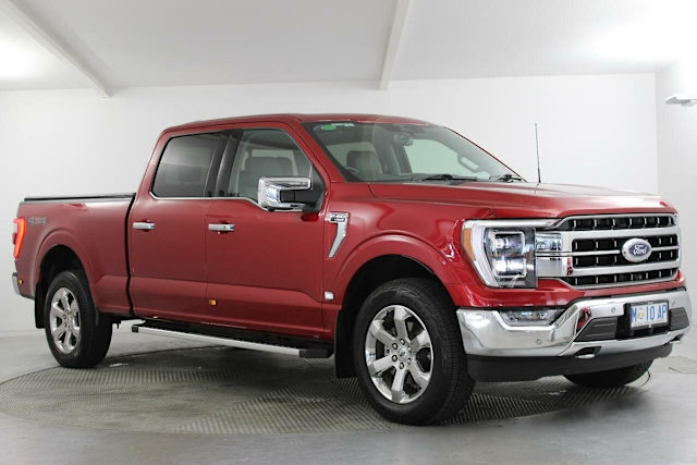 2024 Ford F150 2023MY Lariat Pickup Crew Cab LWB 4x4 Red 10 Speed ...