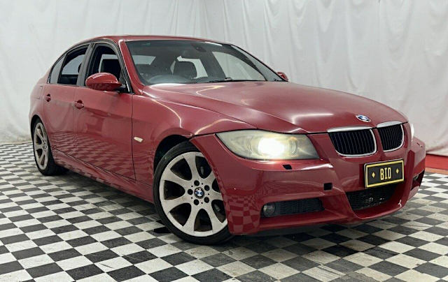 2008 BMW 320i E90 320i M Sport IN AUCTION AT LLOYDS Red Automatic Sedan ...