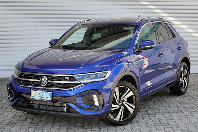 2022 Volkswagen T-ROC D11 MY23 140TSI DSG 4MOTION R-Line Blue 7 Speed ...