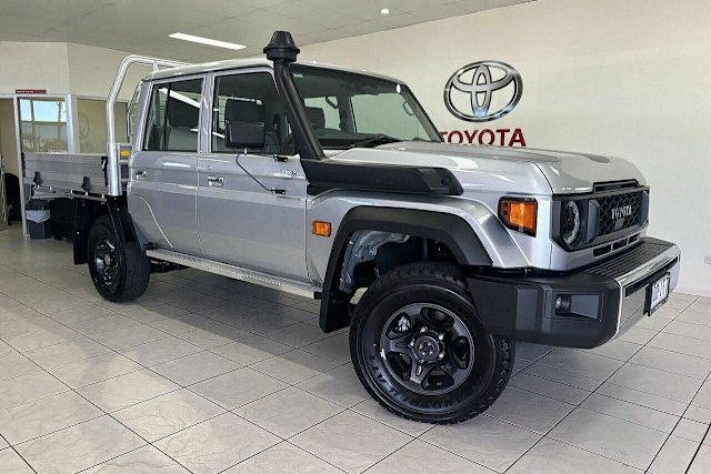 2023 Toyota Landcruiser VDJ79R GXL Silver Pearl 5 Speed Manual Double ...