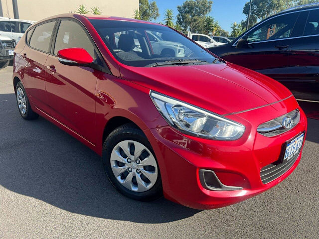 2017 Hyundai Accent RB4 MY17 Active Red 6 Speed Constant Variable ...
