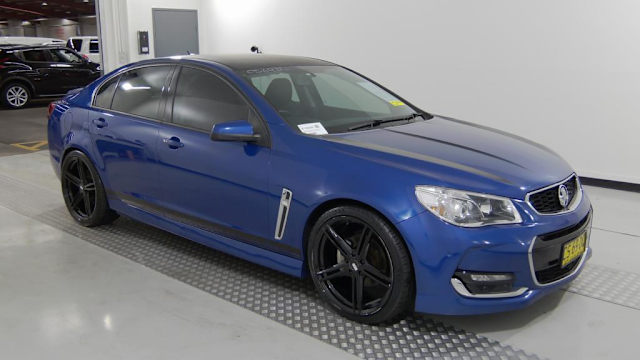 2017 Holden Commodore VF II MY17 SV6 Blue 6 Speed Automatic Sedan ...