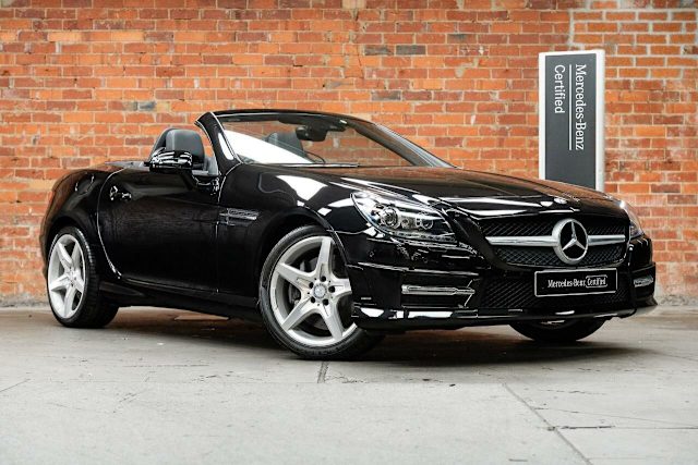 2013 Mercedes-Benz SLK-Class R172 SLK250 7G-Tronic + Black 7 Speed ...